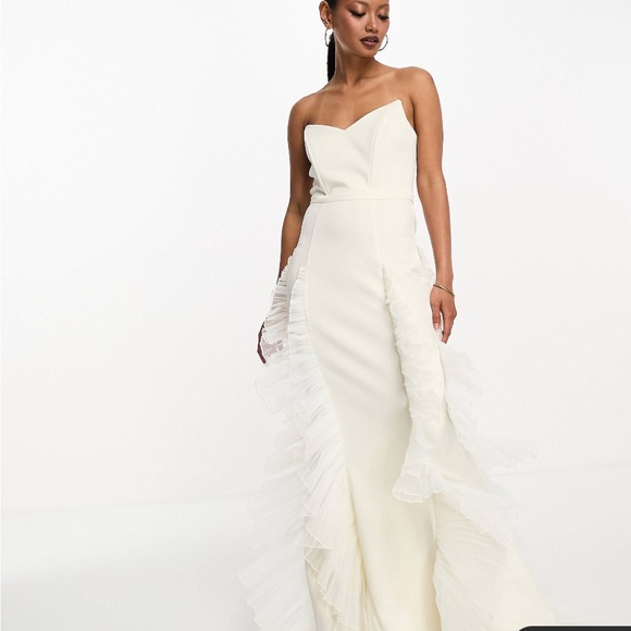 ASOS | Dresses | Asos White Maxi Dress | Poshmark